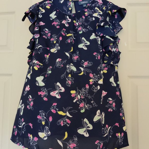 Modcloth | Tops | Modcloth Equal Reaction Ruffle Top | Poshmark
